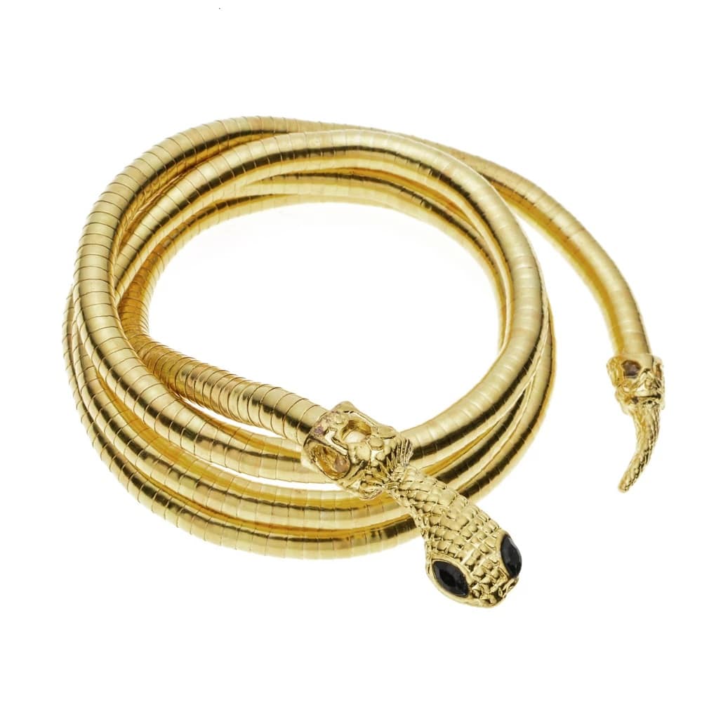 Bendable Metal Snake Necklace | Snake Fashion™