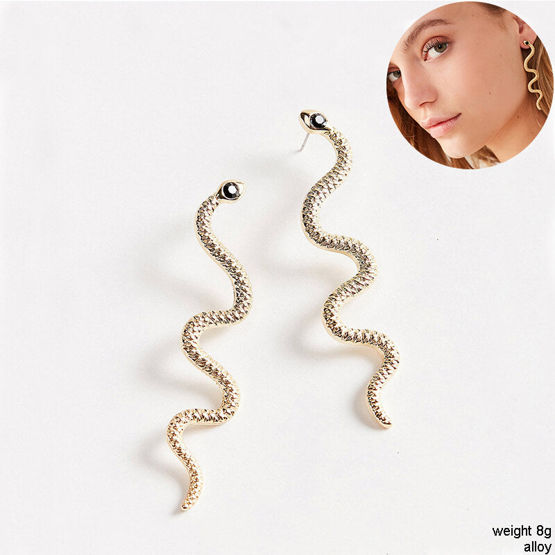 Elegant Snake Earrings | Snake Fashion™