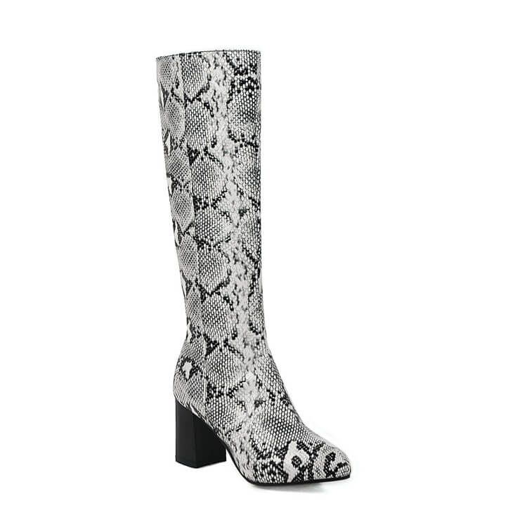 Snake Print Boots Astra | Snake Fashion™