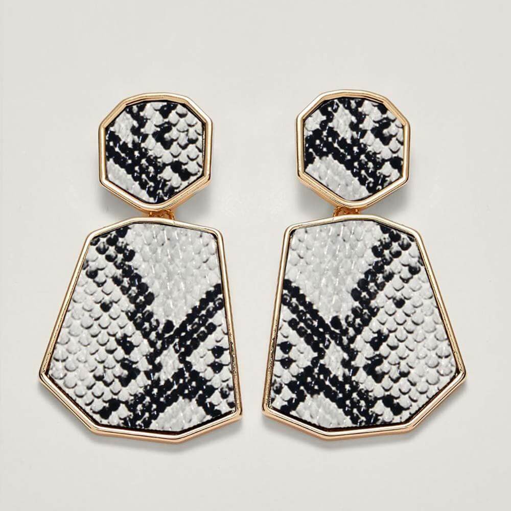 Snake Print Earrings | Snake Fashion™
